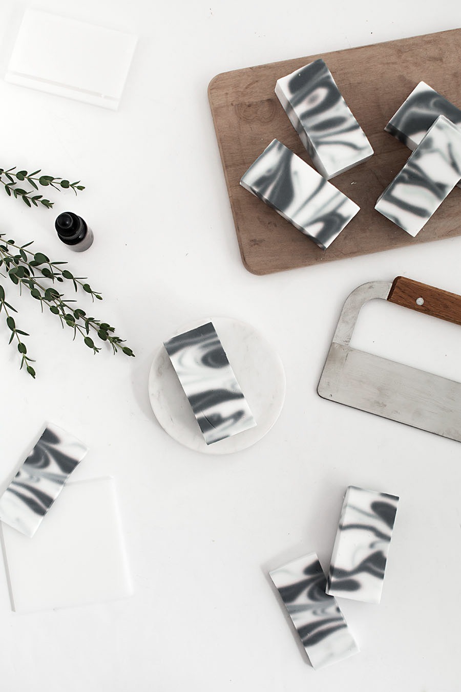 Mermer Tasarımlı Ev Yapımı Sabun — DIY Sabun - Makyaj MAG